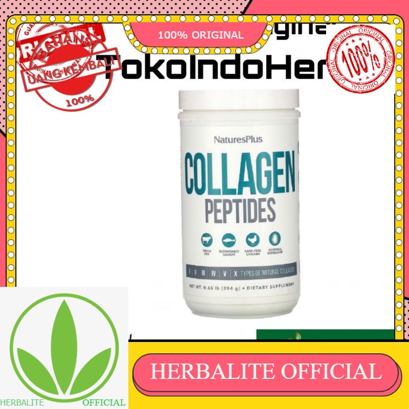 Jual 100% ORIGINAL natures plus collagen peptides multi collagen ...