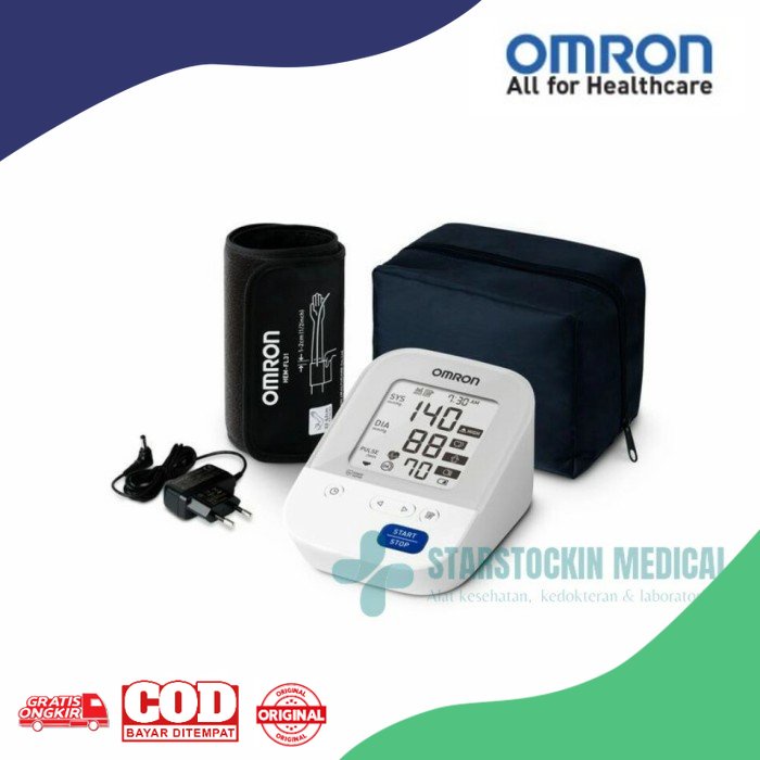 Jual Tensimeter Digital Omron HEM 7156 Alat Cek Tekanan Darah Otomatis ...
