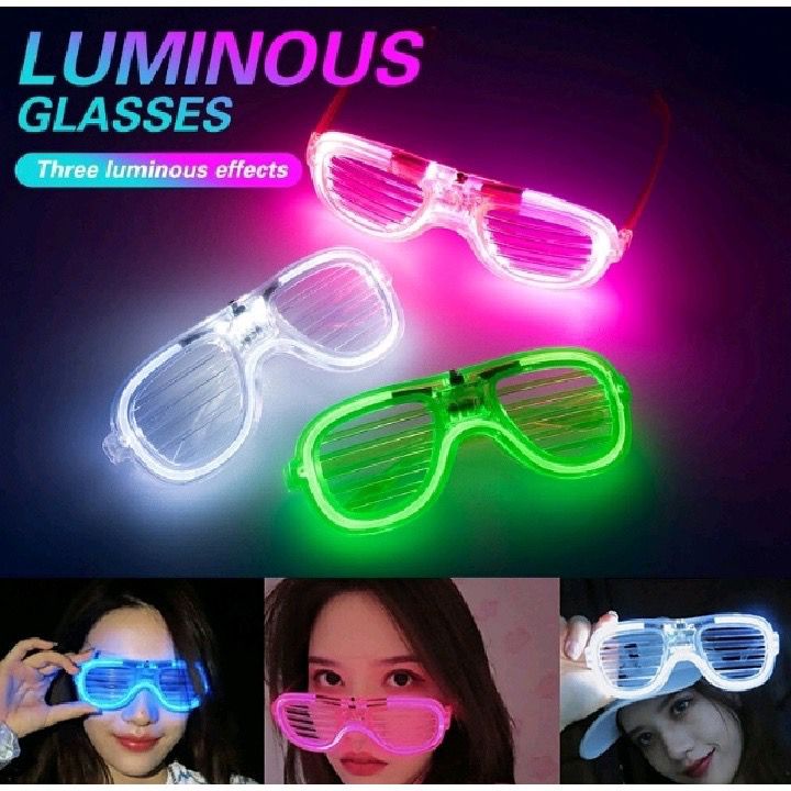 Jual LED Kacamata Nyala Malam Colorful Eyeglass Beauty Fashion kacamata ...