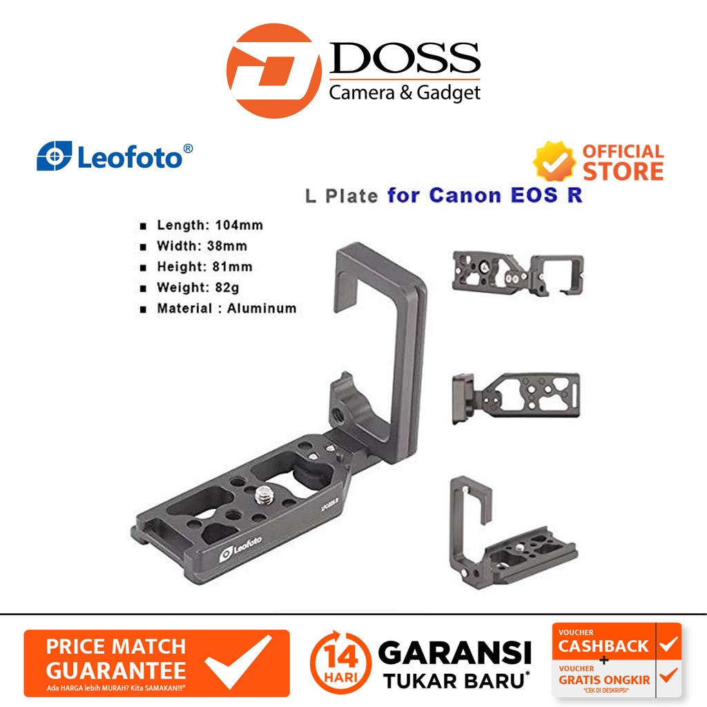 Jual Leofoto LPC-EOSR L-Plate for Canon EOS R | Shopee Indonesia