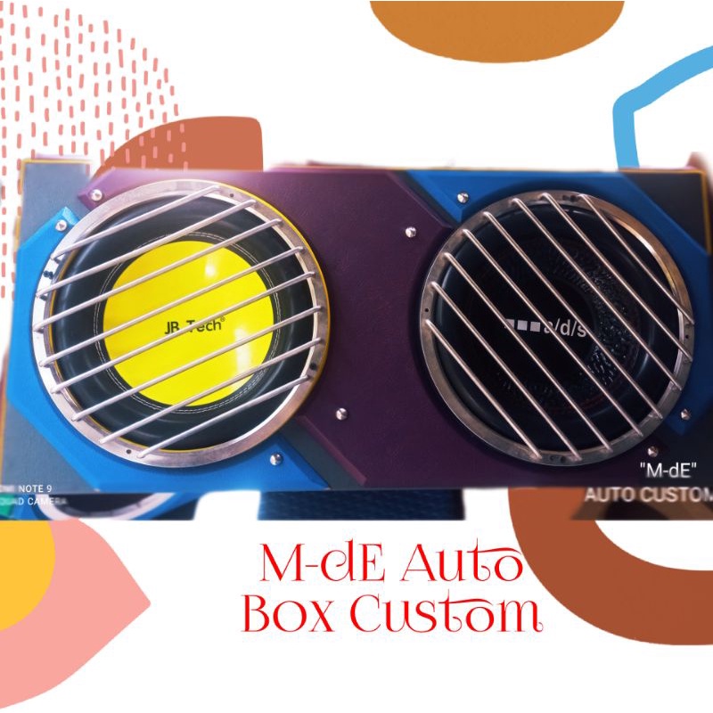 Jual BOX SUBWOOFER MOBIL DUAL SPEAKER UNIVERSAL | Shopee Indonesia