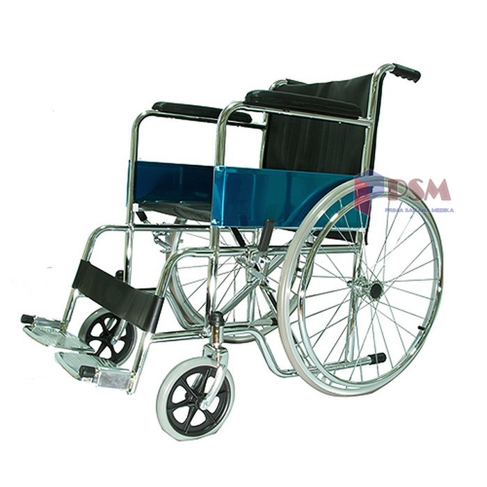 Jual Wheelchair Kursi Roda Standar Rumah Sakit Gea SELLA KY 875 809 B ...