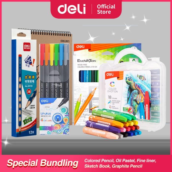 Jual Mewarnai / Edukasi Deli Paket Bundling Alat tulis dan mewarnai ...