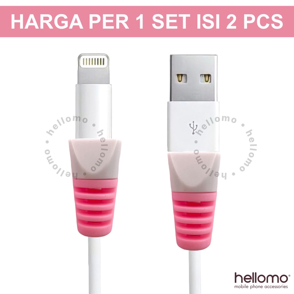 Jual Cable Protector Pelindung Kabel Lightning Saver Penutup Ujung ...