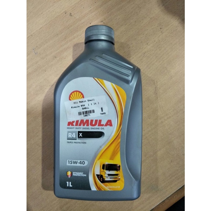Jual Oli Shell Rimula X R4 15W-40 1Liter Original -10871 #Original ...