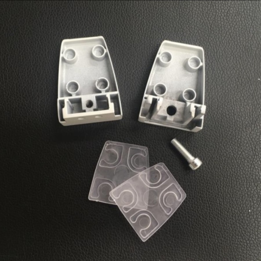 Jual BRACKET TIPE U PARTISI AKRILIK KACA OFFICE DESK SUPPORT BRACKET ...