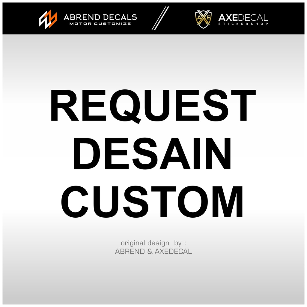 Jual REQUEST DECAL CUSTOM / STOCK DECALS | Shopee Indonesia