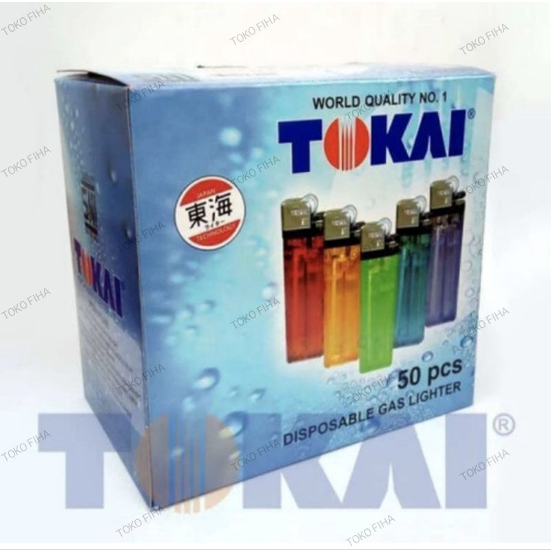 Jual Korek Api Gas Tokai Asli - per box isi 50pcs | Shopee Indonesia