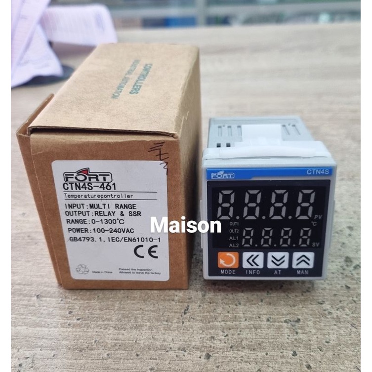 Jual Temperature Controller FORT CTN4S-461 CTN4S FORT | Shopee Indonesia