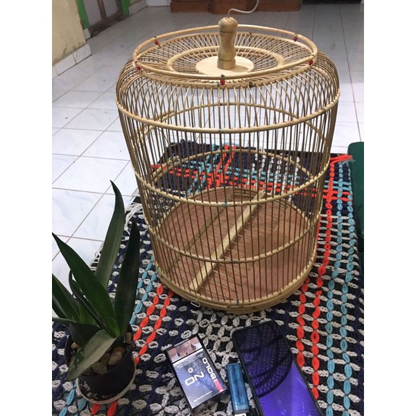 Jual sangkar burung perkutut rotan Rakit Sendiri Full set | Shopee ...