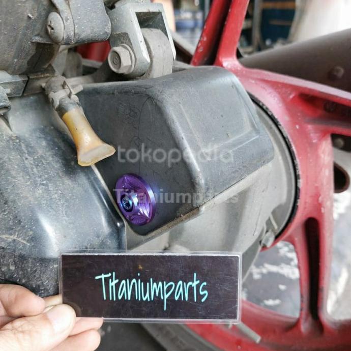 Jual Baut Titanium Tutup Sensor Speedometer Vario 125 150 Titanium Gr5 ...