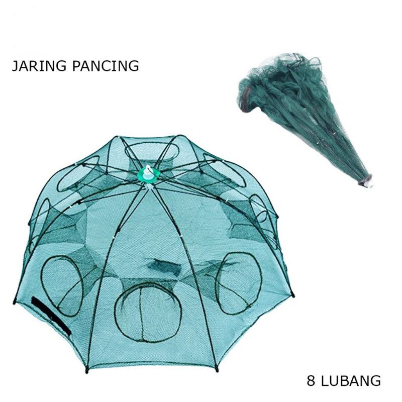 Jual Perangkap Ikan Jaring Ikan Jebakan ikan Udang Bubu Ikan 8 Lubang ...