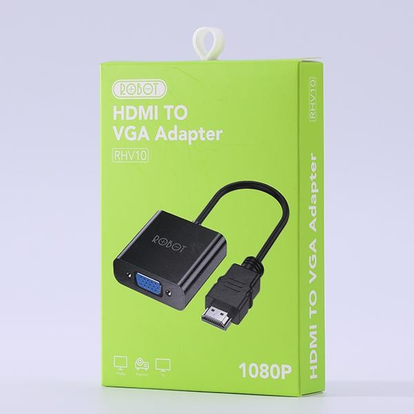 Jual ROBOT RHV10 RHV 10 Adapter Konektor Converter HDMI to VGA Projector Garansi RESMI 1 Tahun ...