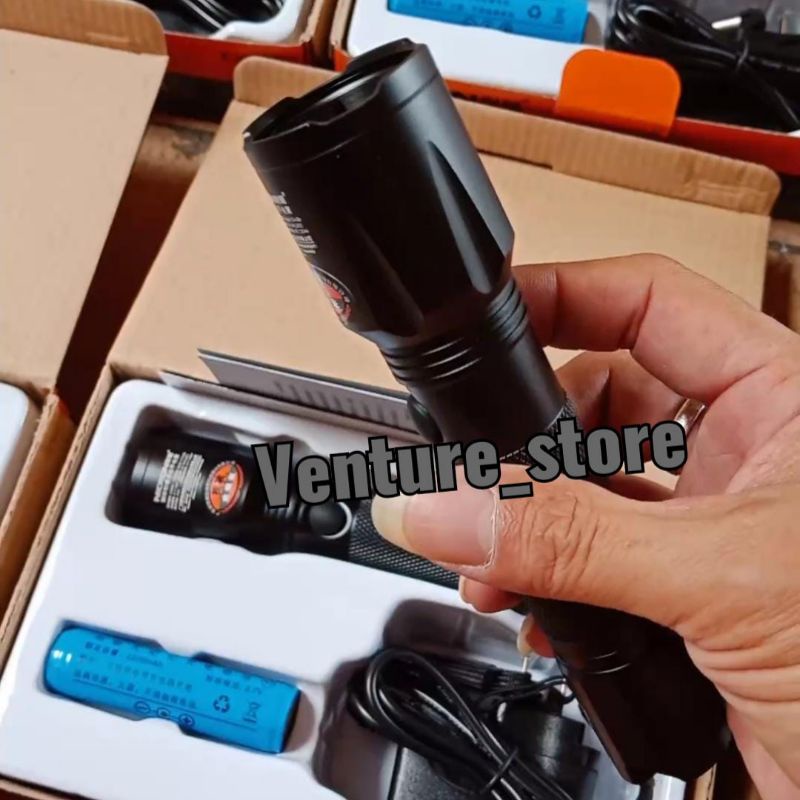 Jual NICRON | EXB90 | Rechargeable Aluminium FlashLight - Explosion ...