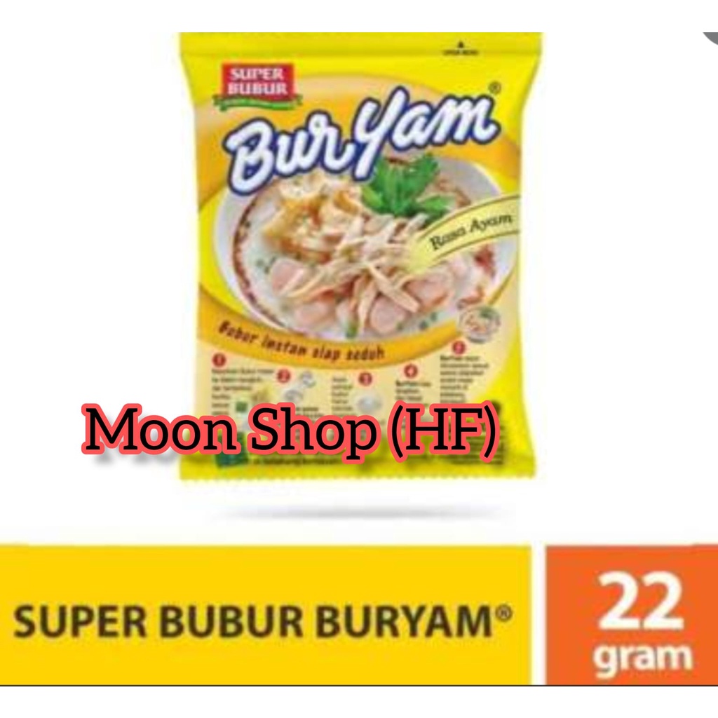 Jual SUPER BUBUR +-47gr & BURYAM 22gr | Shopee Indonesia