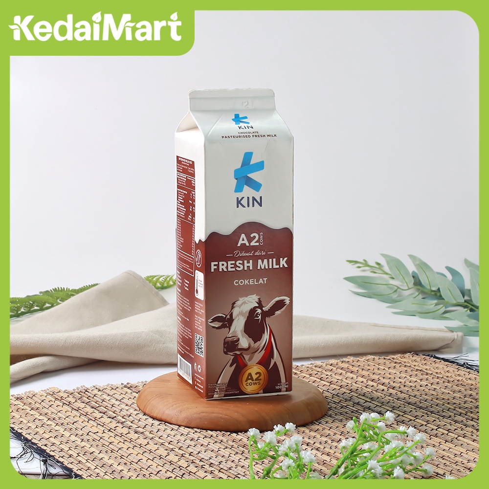 Jual KIN Fresh Milk Pasteurised Chocolate 1 L | Shopee Indonesia