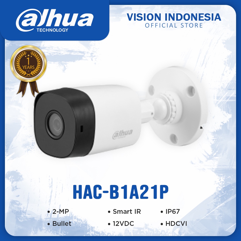 Jual CAMERA HD DAHUA COOPER SERIES 2.0MP HAC-B1A21P | Shopee Indonesia