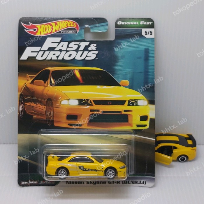Jual Hot Wheels Premium Nissan Skyline GT-R BCNR33 Original Fast R33 | Shopee Indonesia