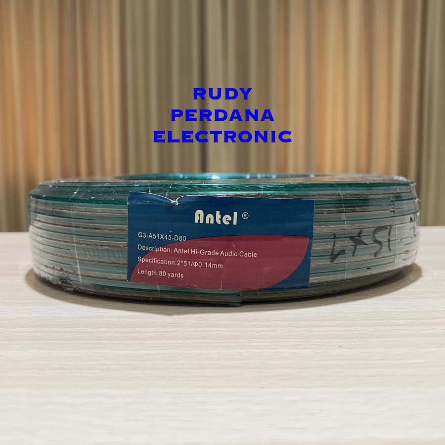 Jual KABEL AUDIO SPEAKER LISTRIK TRANSPARAN SERABUT 2x50 2 x 50 ANTEL | Shopee Indonesia