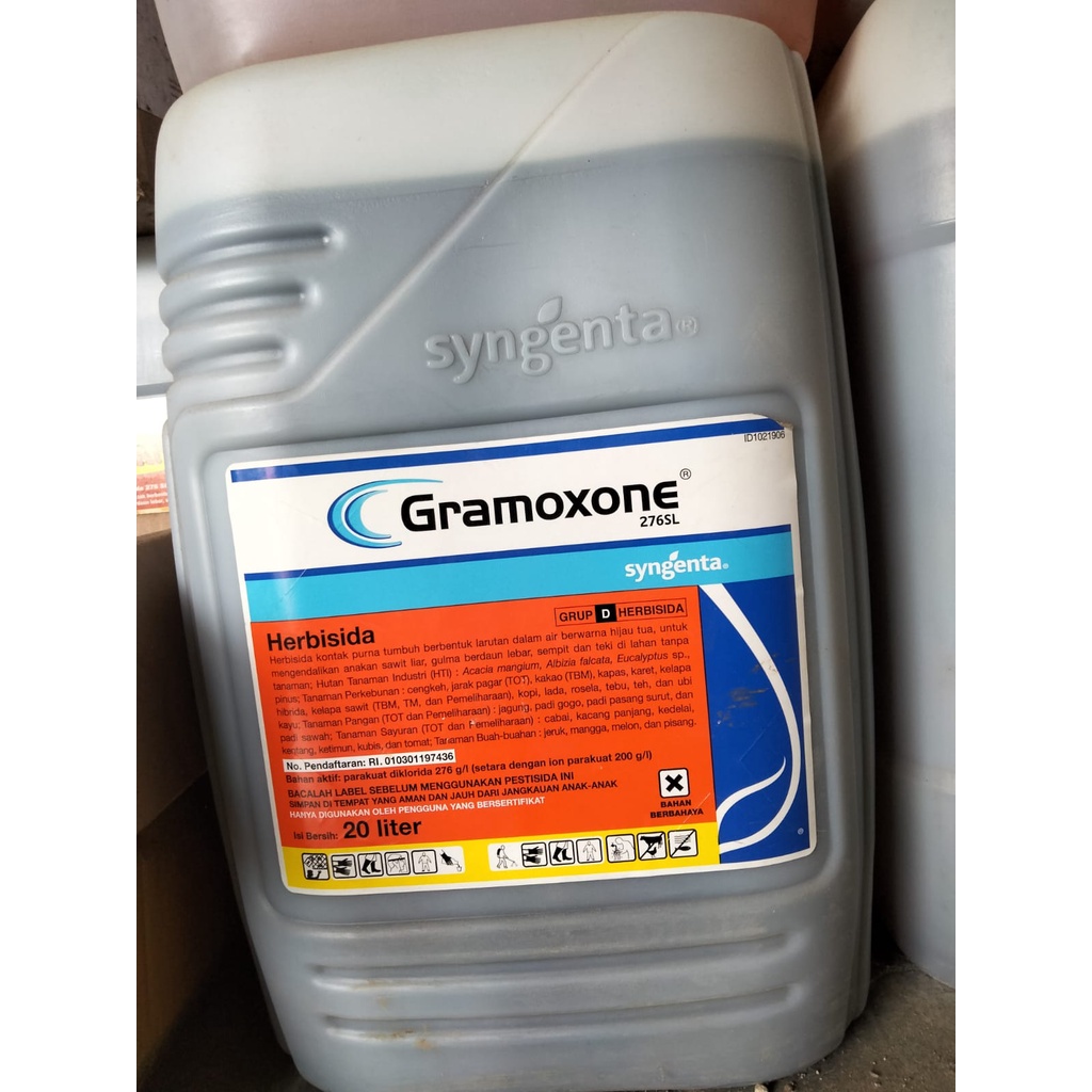 Jual HERBISIDA GRAMOXONE 276SL 20 LITER HERBISIDA RACUN PEMBASMI RUMPUT ...