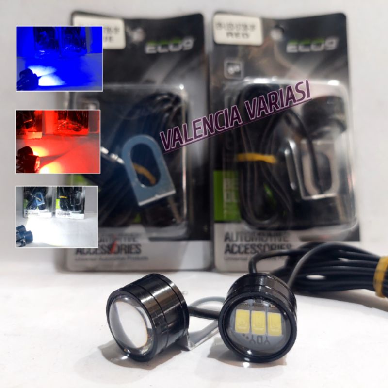 Jual LUMINOS MATA ELANG EAGLE EYE 3 MODE strobo KEDIP DENGAN BREKET SPION WATERPROOF | Shopee ...