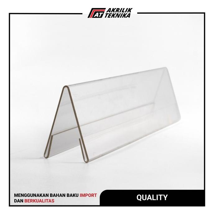 Jual Akrilik / Acrylic / Display Meja Nama Panitia Segitiga Nama ...