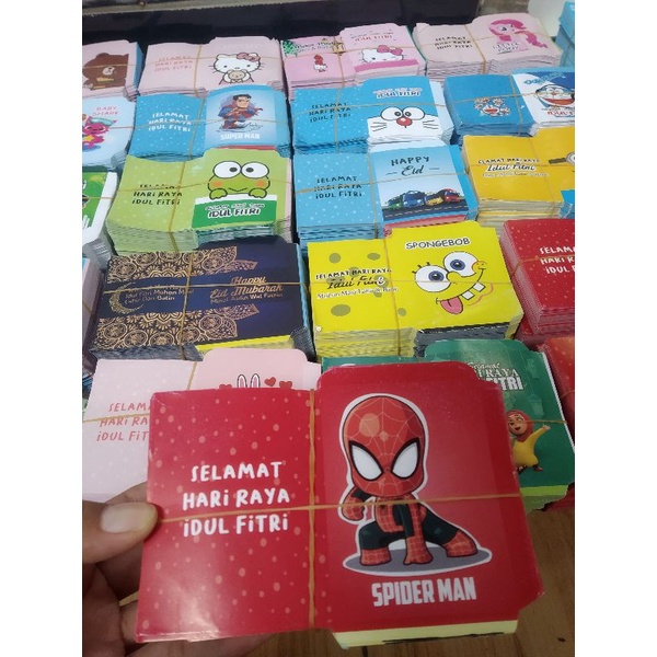 Jual amplop mini karakter isi 100 / amplop lembaran | Shopee Indonesia