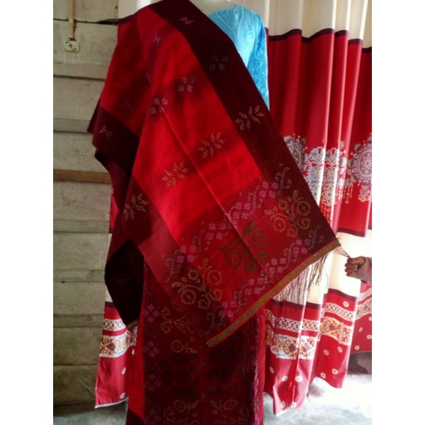 Jual SONGKET MEWAH MOTIF ULOS BINTANG MARATUR PAYET MANDAR TENUN TANGAN TARUTUNG KAIN ETNIK ...