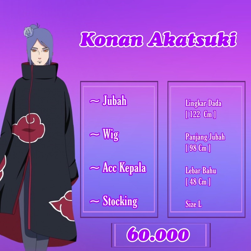 Jual KONAN AKATSUKI [ rental ] | Shopee Indonesia
