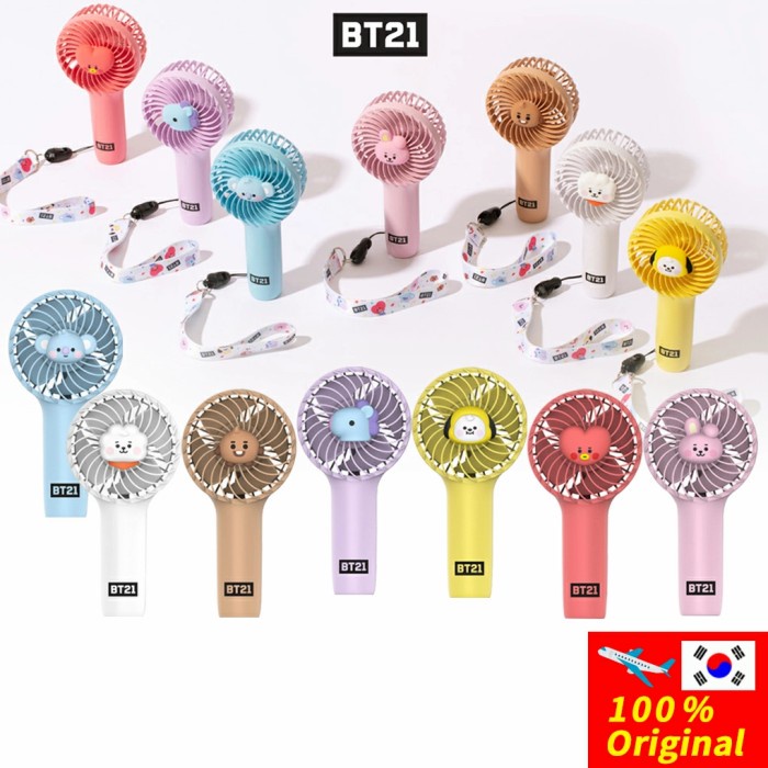 Jual BTS BT21 ROYCHE OFFICIAL BABY MINI HANDY FAN | Shopee Indonesia