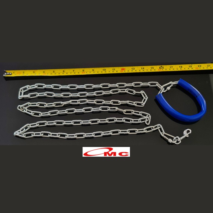 Jual RANTAI ANJING BESAR MEDIUM TALI BESI GALVANIS CHAIN LEASH 2 METER ...