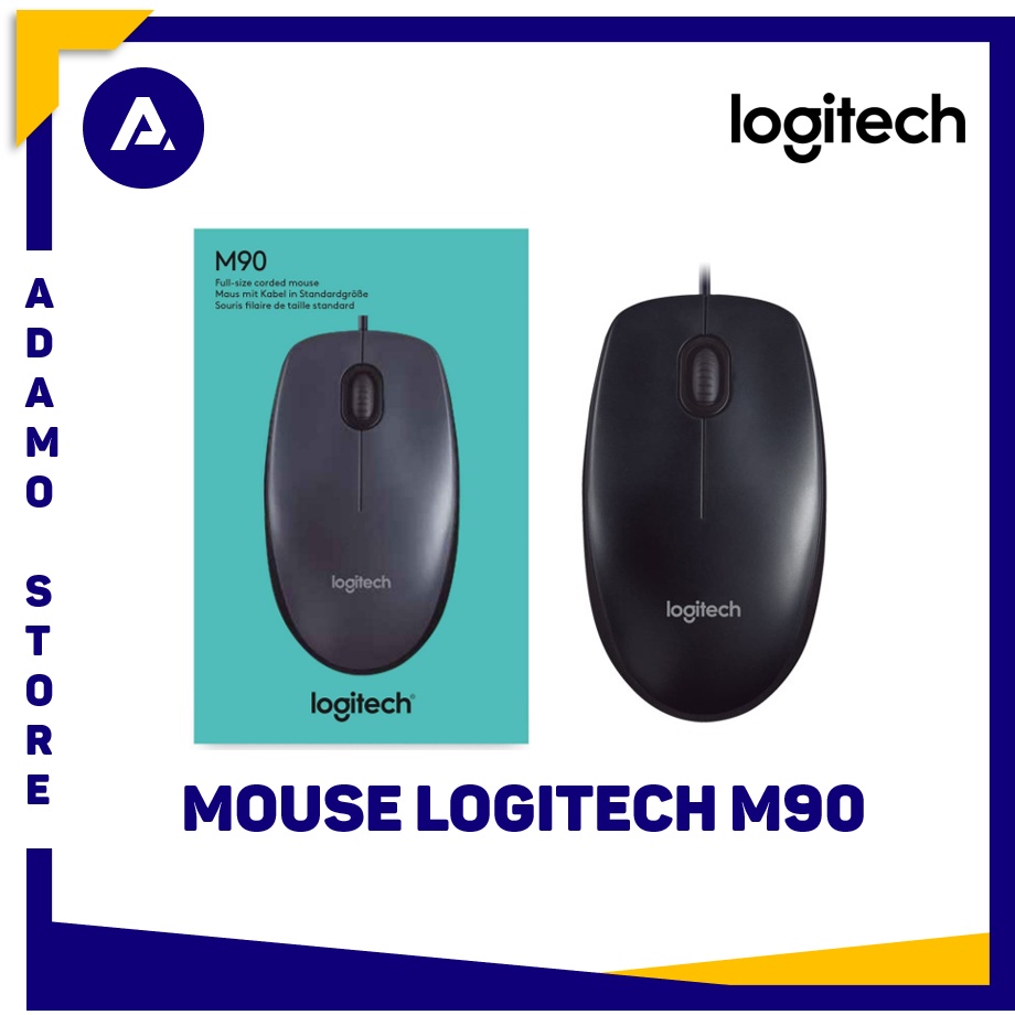 Jual Mouse Kabel Logitech M90 USB Wired Optical Mouse | Shopee Indonesia
