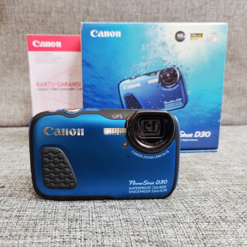 Jual Canon Powershhot D30 GPS Underwater Kamera Waterproof Murah ...