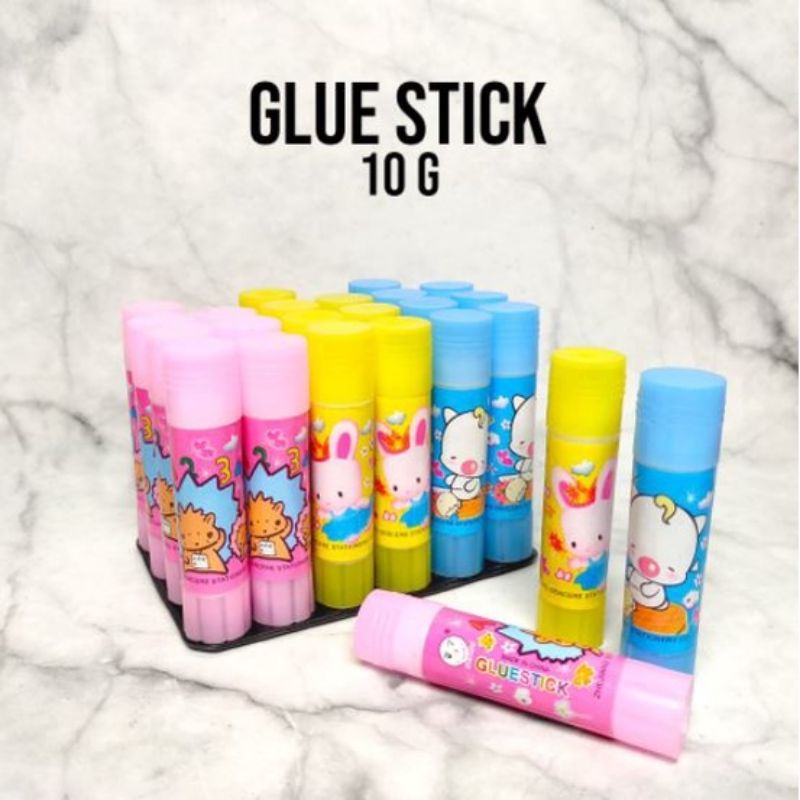 Jual Lem Perekat kertas Tangan Sekolah kantor batang mini glue stick ...