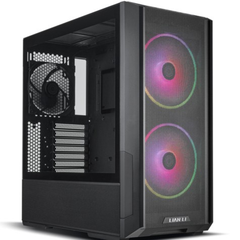Jual LIAN LI LANCOOL 216 RGB BLACK MID TOWER PC CASE CASING GAMING ...
