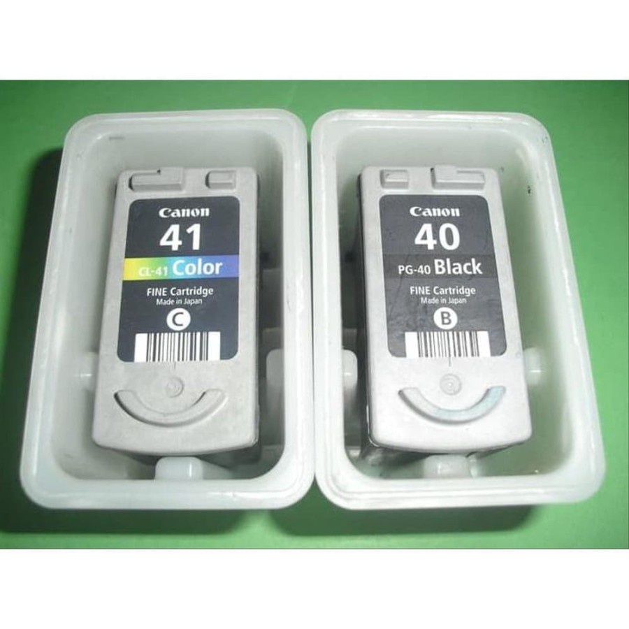 Jual CATRIDGE TIPE CANON 1 PASANG PG-40 / CL-41 BEKAS/KOSONGAN | Shopee ...