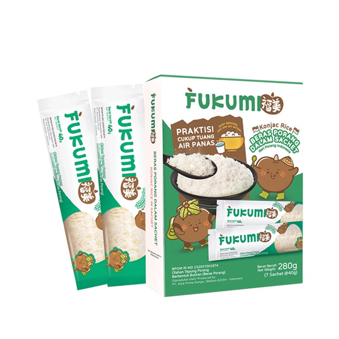 Jual Fukumi Konjac Rice / Shirataki Atau Beras Porang 7X40 Gr Box ...