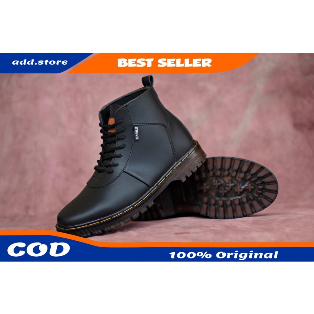 Jual Add Sepatu Boots Docmart Pria Casual Hight Kerja Kantor Keren ...