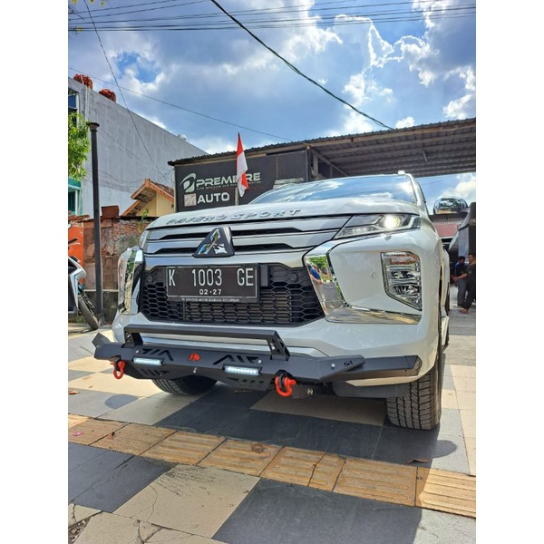 Jual Tanduk Towing Bar All New Pajero Sport 2016 - 2023 Facelift Bumper ...