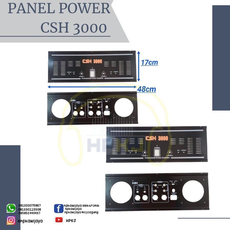 Jual Panel power amplifier csh3000 csh 3000 tebal plat power | Shopee ...