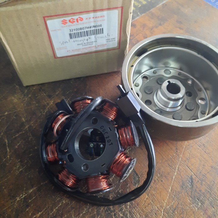 Jual SPUL SPOL SPOOL MAGNET SMASH 110 ORIGINAL ASLI SUZUKI WB MOTOR ...