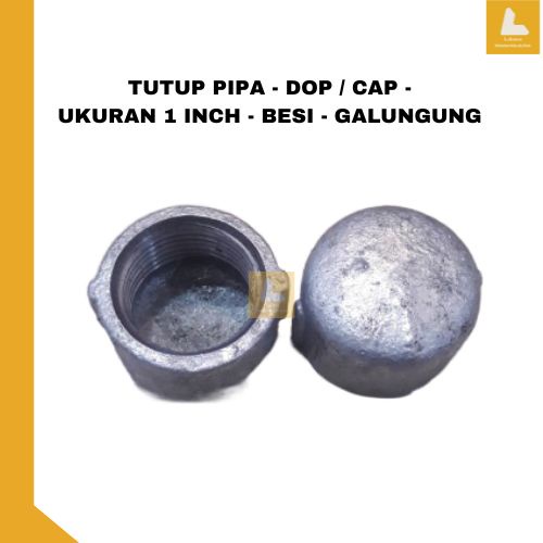 Jual Tutup Pipa Besi Dop Ukuran 1 Inchi Penutup Drat Saluran | Shopee ...