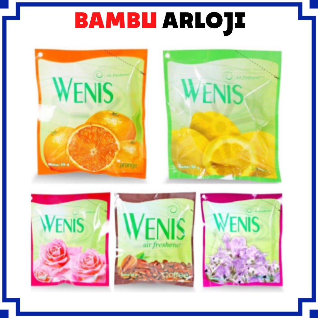 Jual BAJ PENGHARUM PEWANGI RUANGAN GANTUNG WENIS 50GR DEPKES ORIGINAL ...