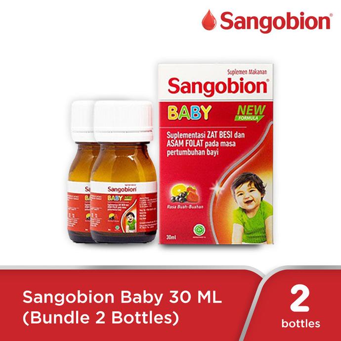 Jual Sangobion Baby 30 ML Vitamin dan Suplemen Zat Besi - Paket isi 2 ...