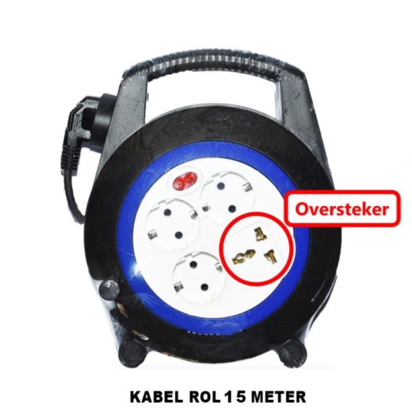 Jual KABEL ROLL 15 Meter saklar ALISCA Stop Kontak Over Steker cable box | Shopee Indonesia