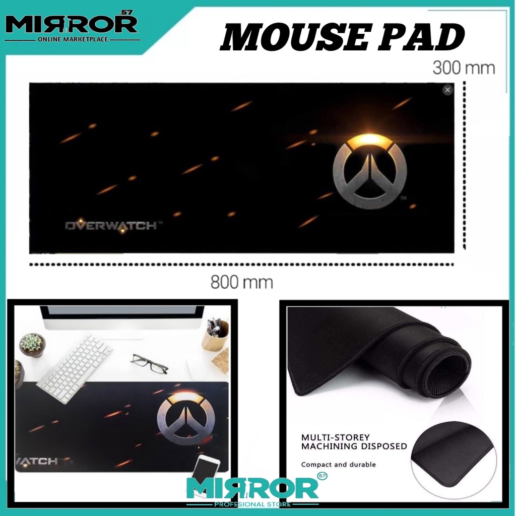 Jual Mouse Pad Gaming XL Desk Mat Mousepad Besar Motif Overwatch ...