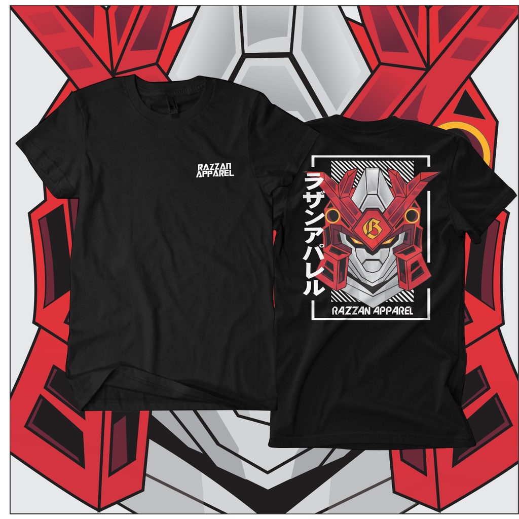 Jual Razzan T-shirt Kaos Samurai Robot Sarozan | Shopee Indonesia