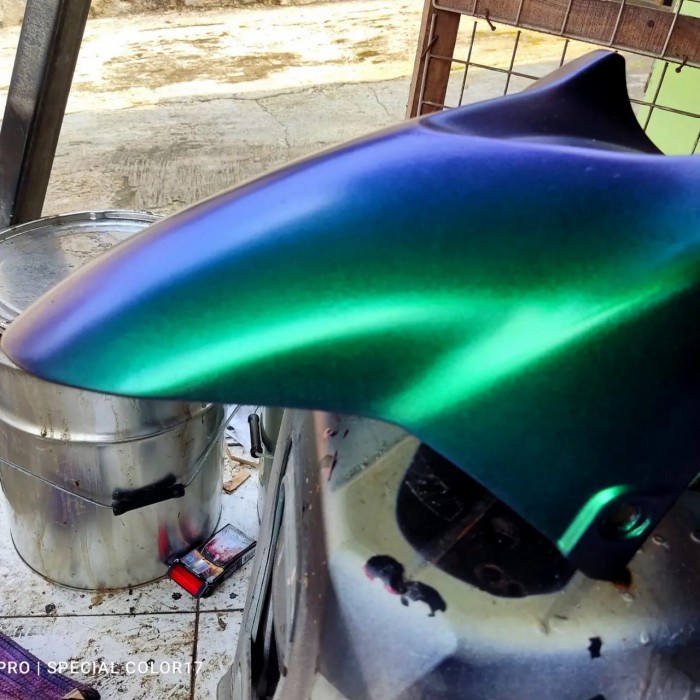 Jual Blue Green Sprite 200ml Cat bunglon 3 warna | Shopee Indonesia