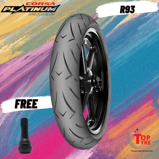 Jual BAN MOTOR RING 17 // CORSA R93 130/70-17 TUBELESS (RACE COMPOUND ...