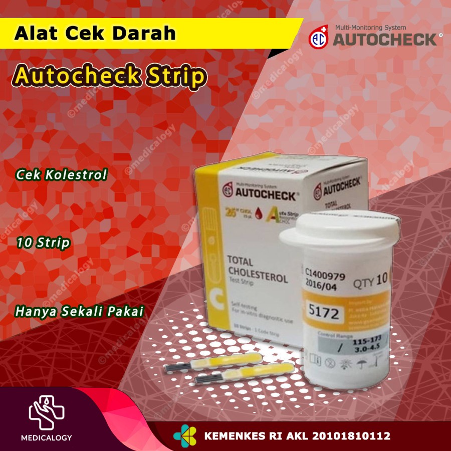 Jual AutoCheck Strip Alat Cek Kolesterol | Shopee Indonesia